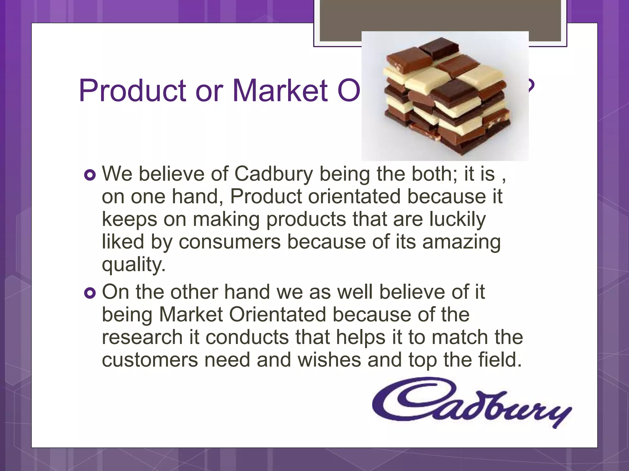 Cadbury: Business Analysis. | PPTX