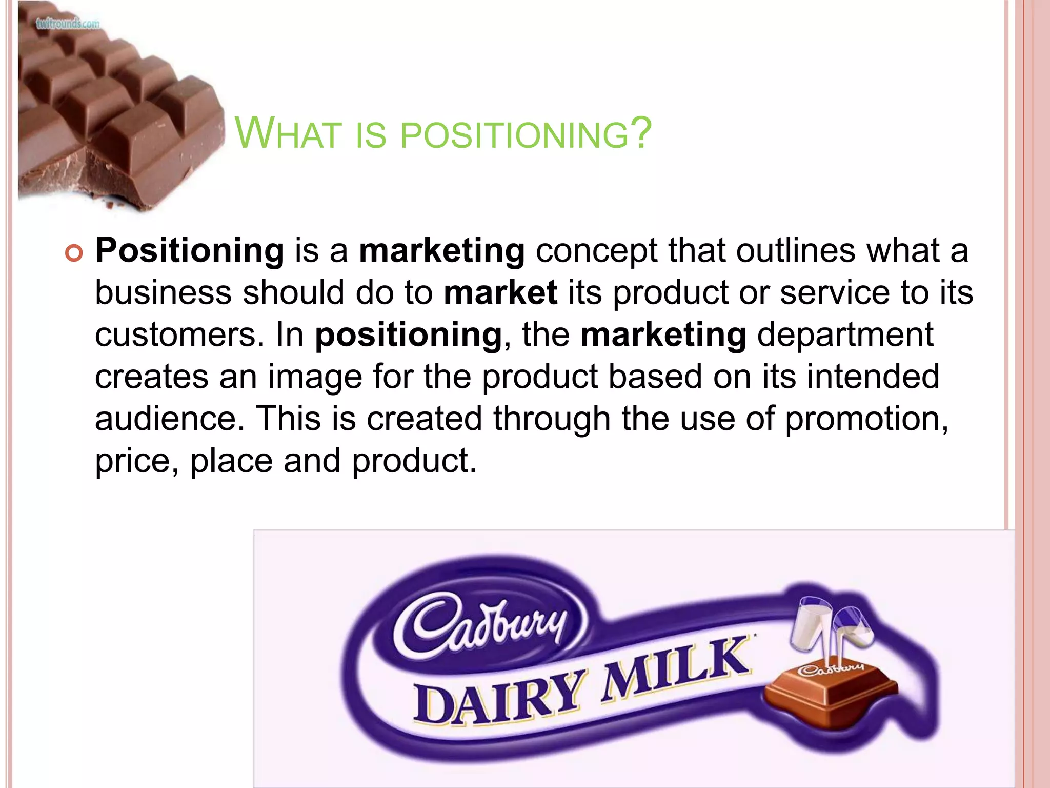 marketing segmentation of Cadbury | PPTX
