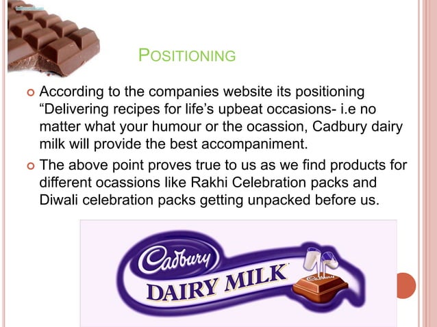marketing segmentation of Cadbury | PPTX | Business | Business and Finance