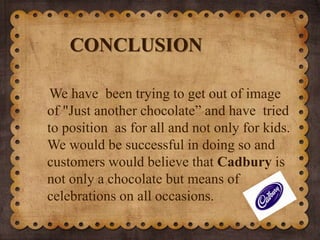marketing segmentation of Cadbury | PPTX