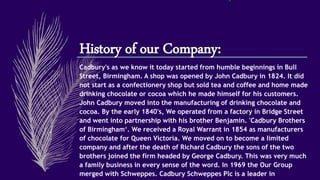 Cadbury | PPTX