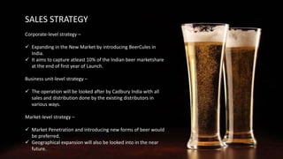 Cadbury launches beer | PPTX