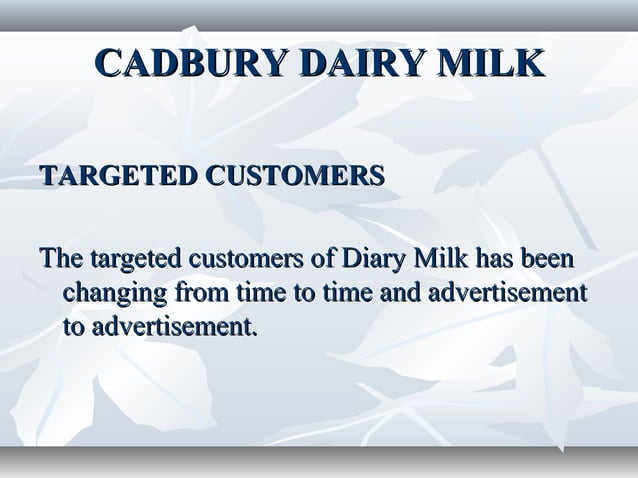 Cadbury dairy milk | PPT