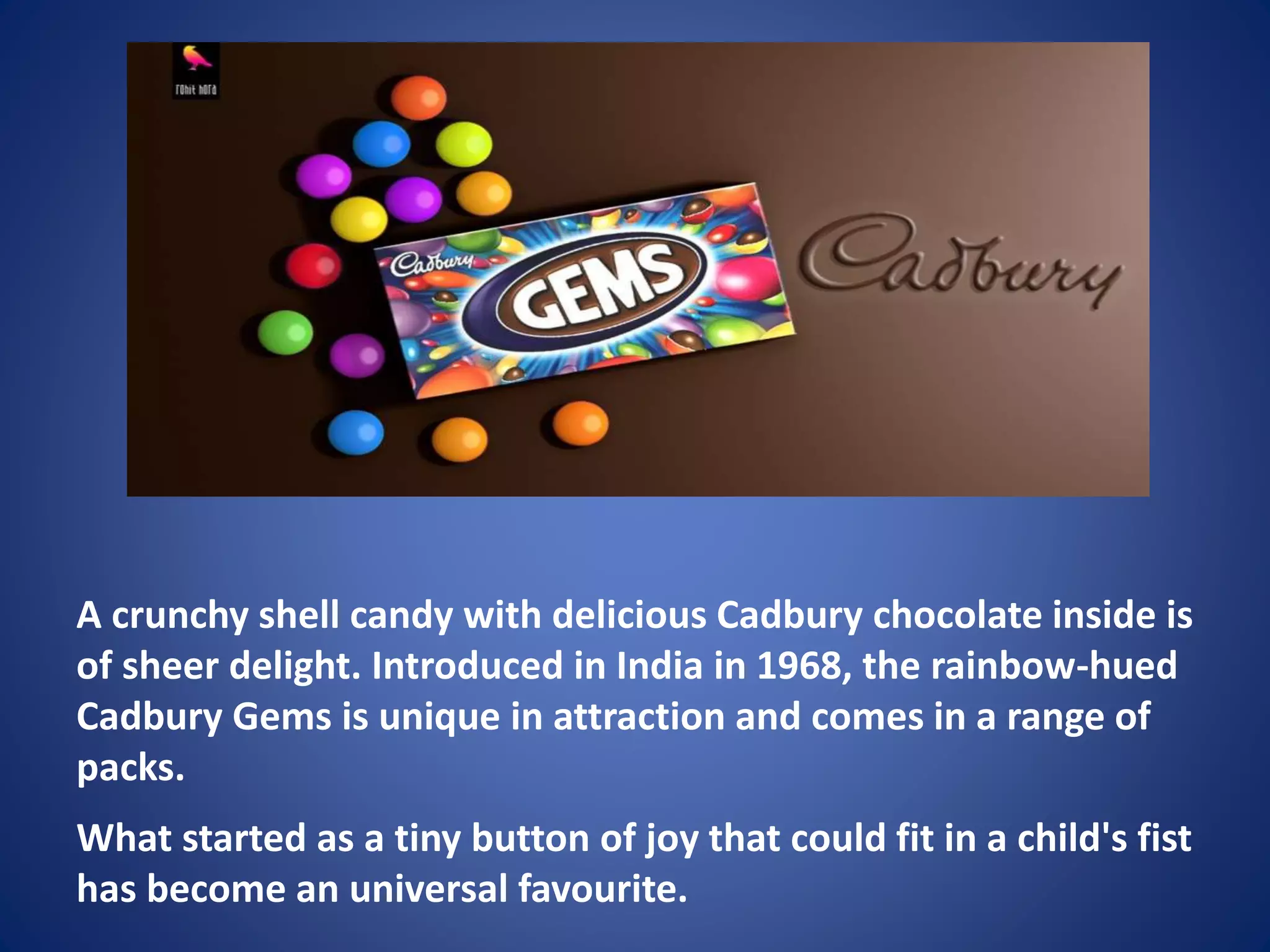 Cadbury India- An overview | PPTX