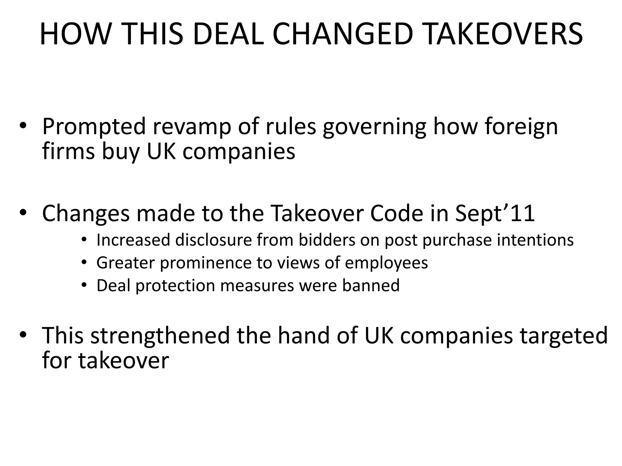 Cadbury Kraft Merger 2010 | PPTX