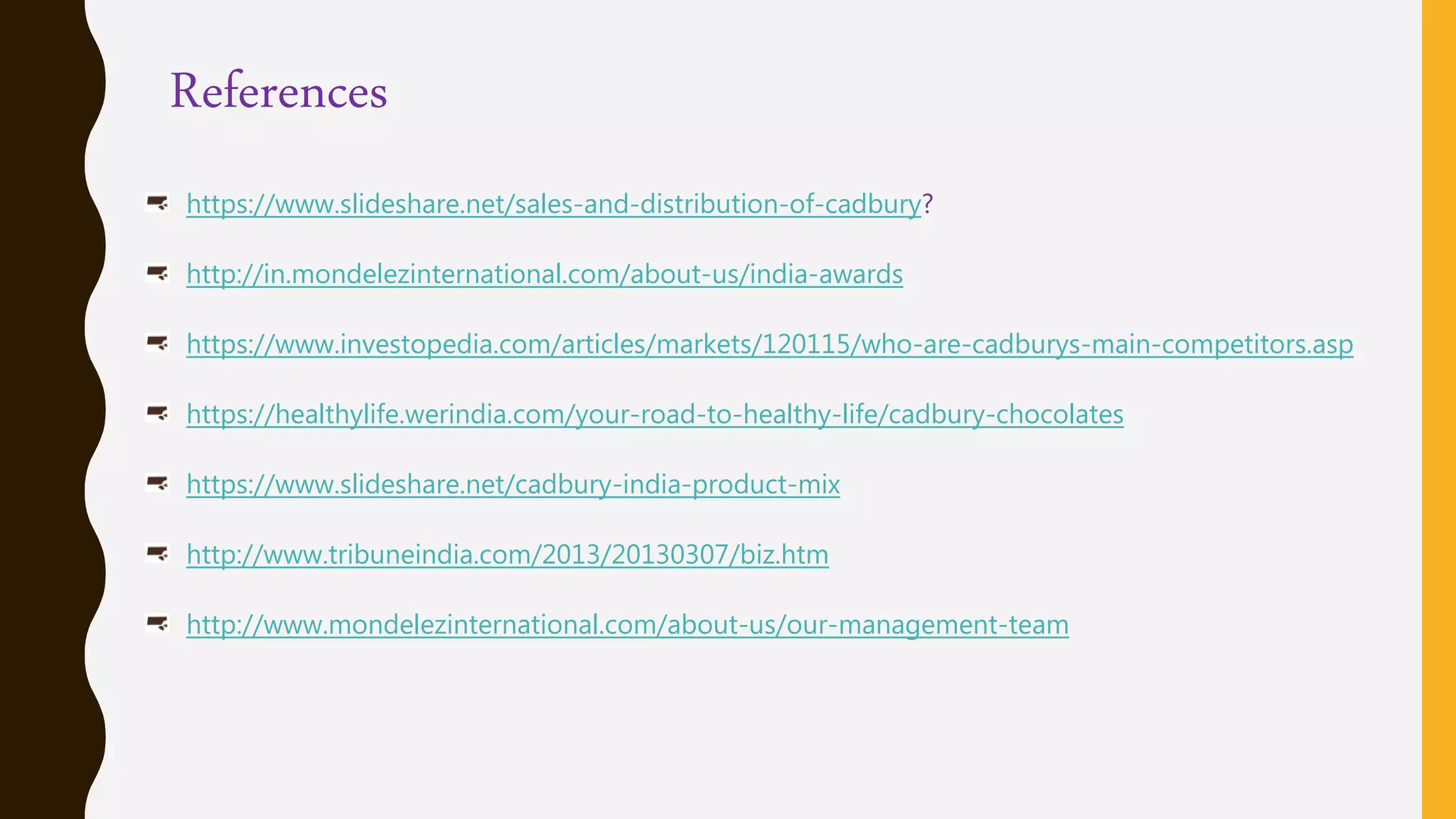 Cadbury sales force & channel management | PPTX