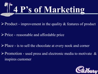 Marketing of Cadbury | PPTX