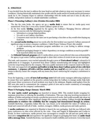 Cadbury case study | PDF