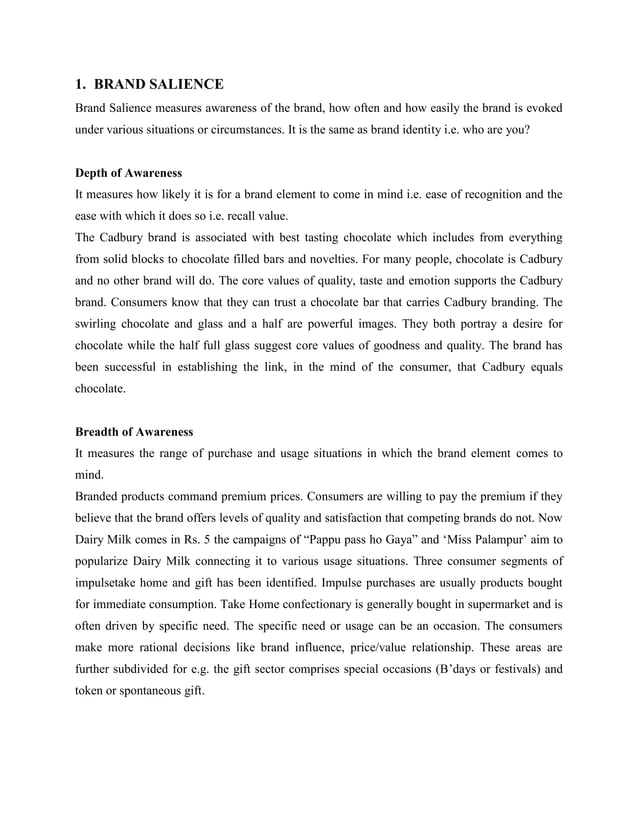 Cadbury cbbe model | PDF