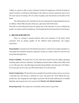 Cadbury cbbe model | PDF