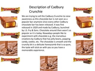 Cadbury crunchie print and tv advert milan and ornob (2) (1) | PPTX