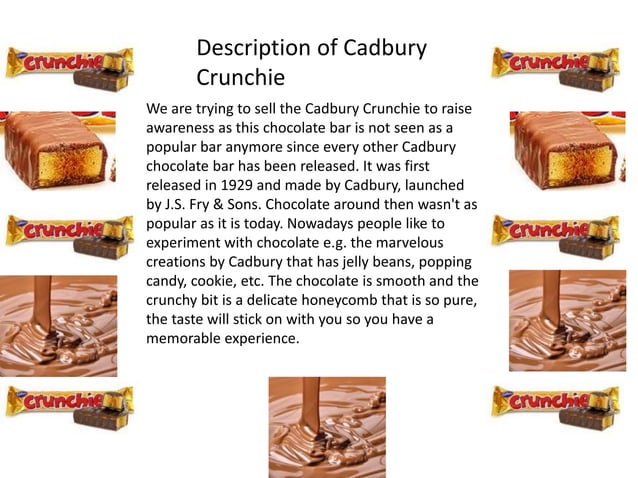 Cadbury crunchie print and tv advert milan and ornob (2) (1) | PPTX | Advertising Industry ...