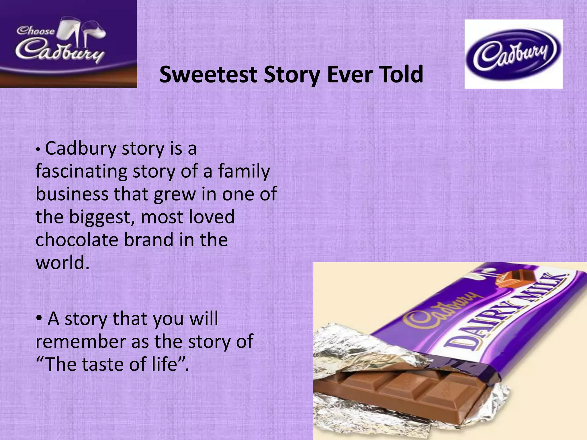 Cadbury Dairy Milk | PPTX