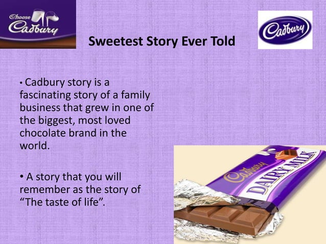 Cadbury Dairy Milk | PPTX | Business | Business and Finance