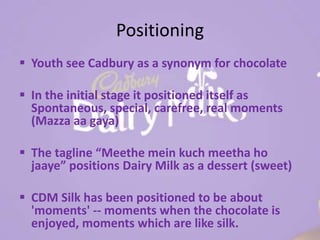 Cadbury Dairy Milk STP and 4P's | PPTX