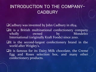 Cadbury dairy milk brand analysis | PPTX
