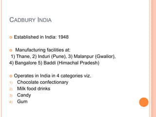 Cadbury India | PPTX