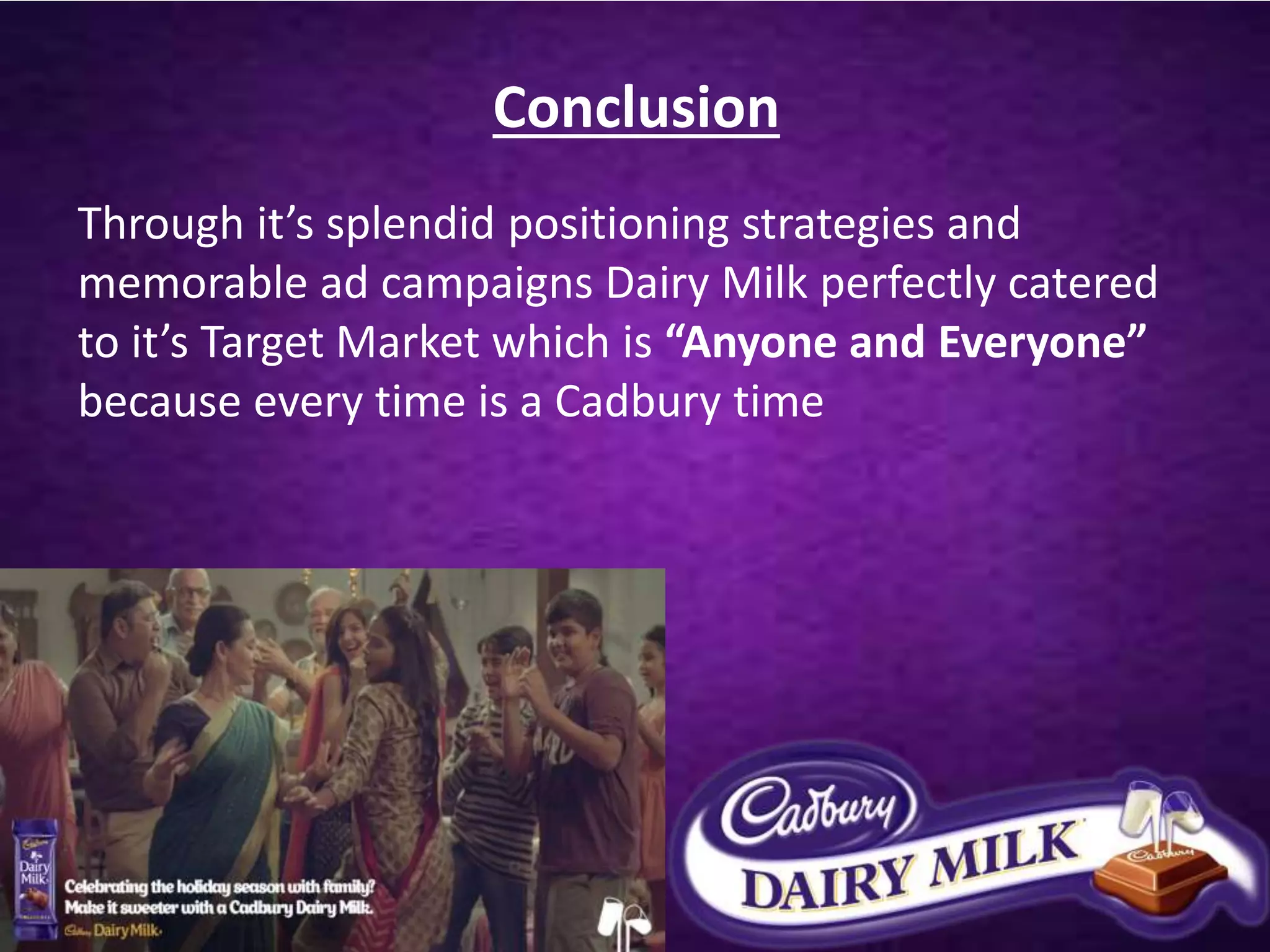Marketing : Repositioning Strategies of Cadbury Dairy Milk | PPTX