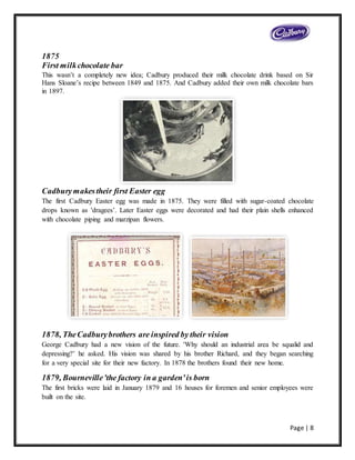 Cadbury final project | DOCX
