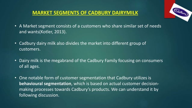 Cadbury Dairy Milk Market Growth, Future Projections, BCG Matrix,PLC ...