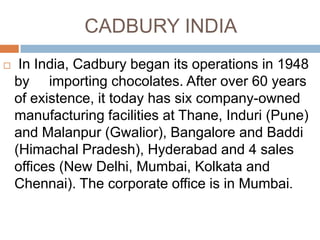 Cadbury | PPTX