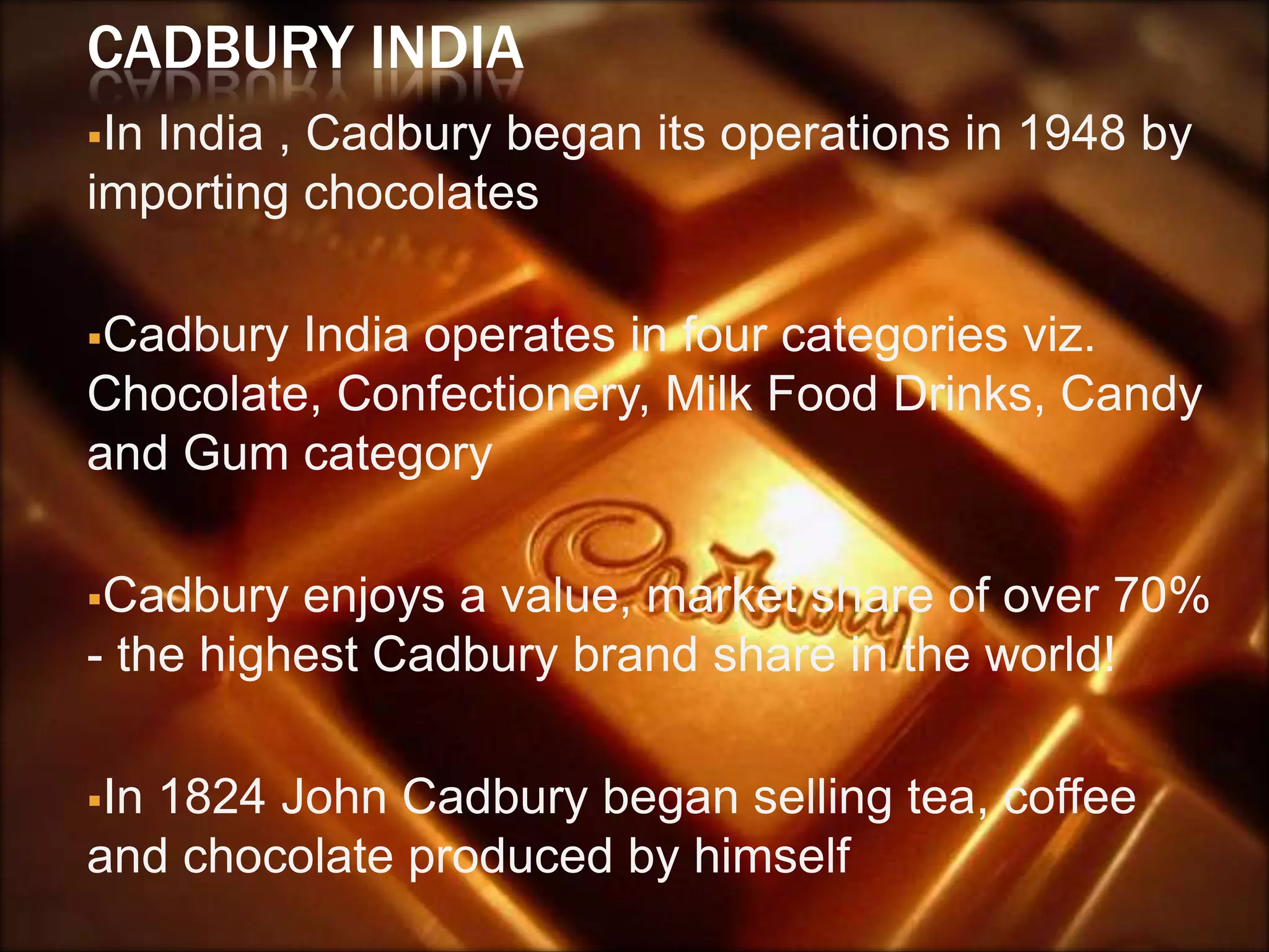Cadbury india | PPTX