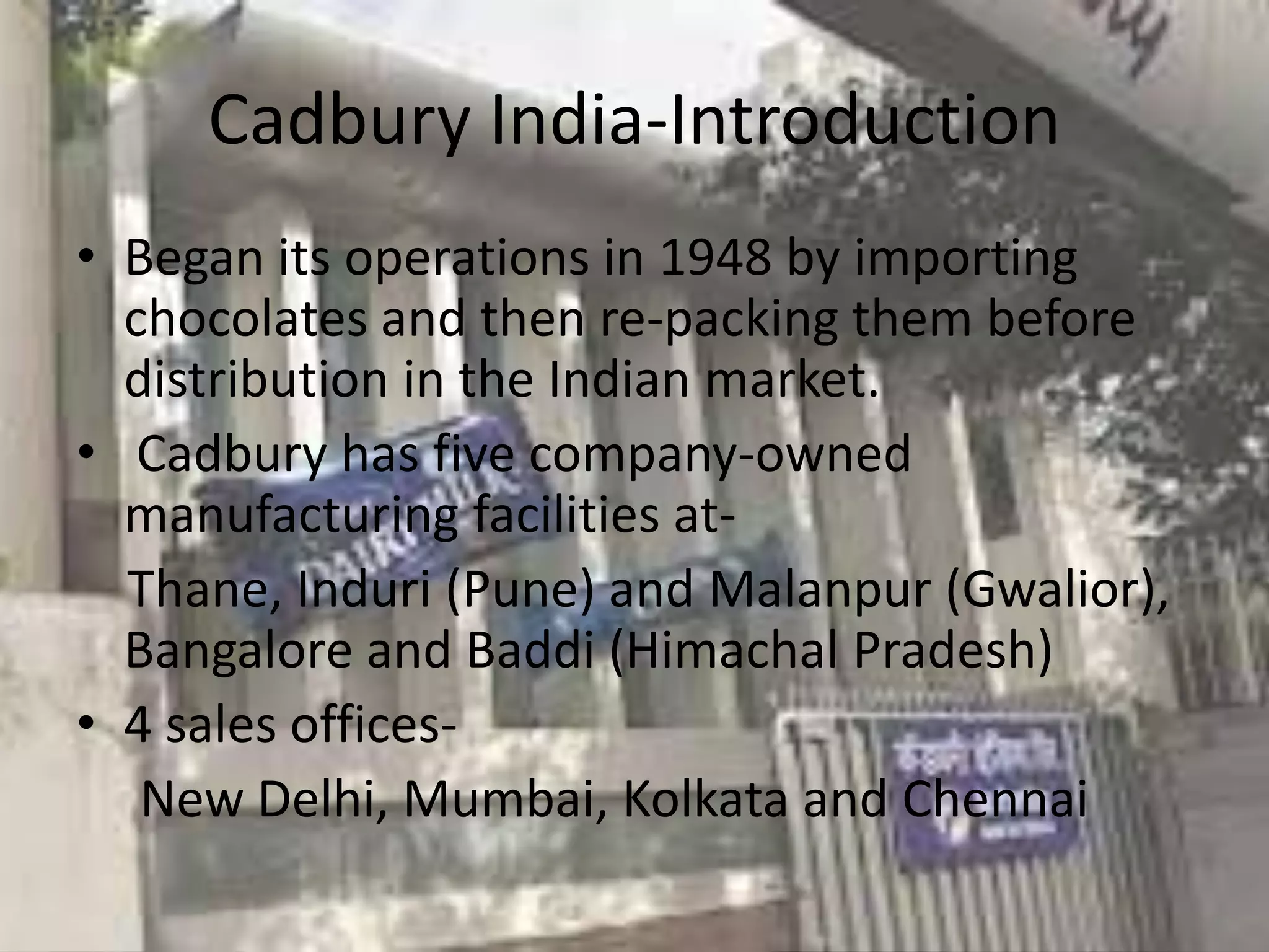 Cadbury India product life cycle | PPTX