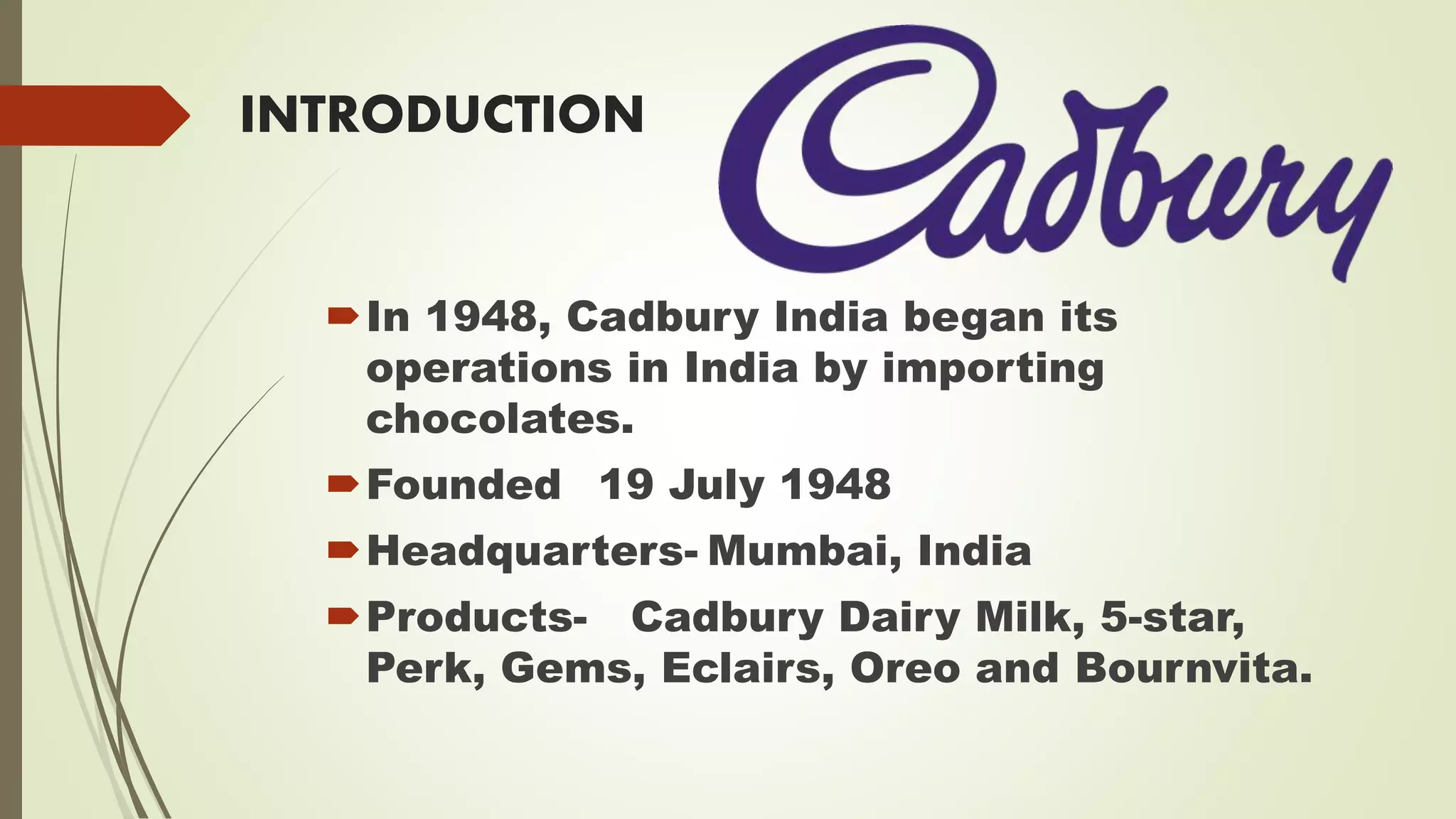 Cadbury india case study solved | PPTX | Business | Business and Finance