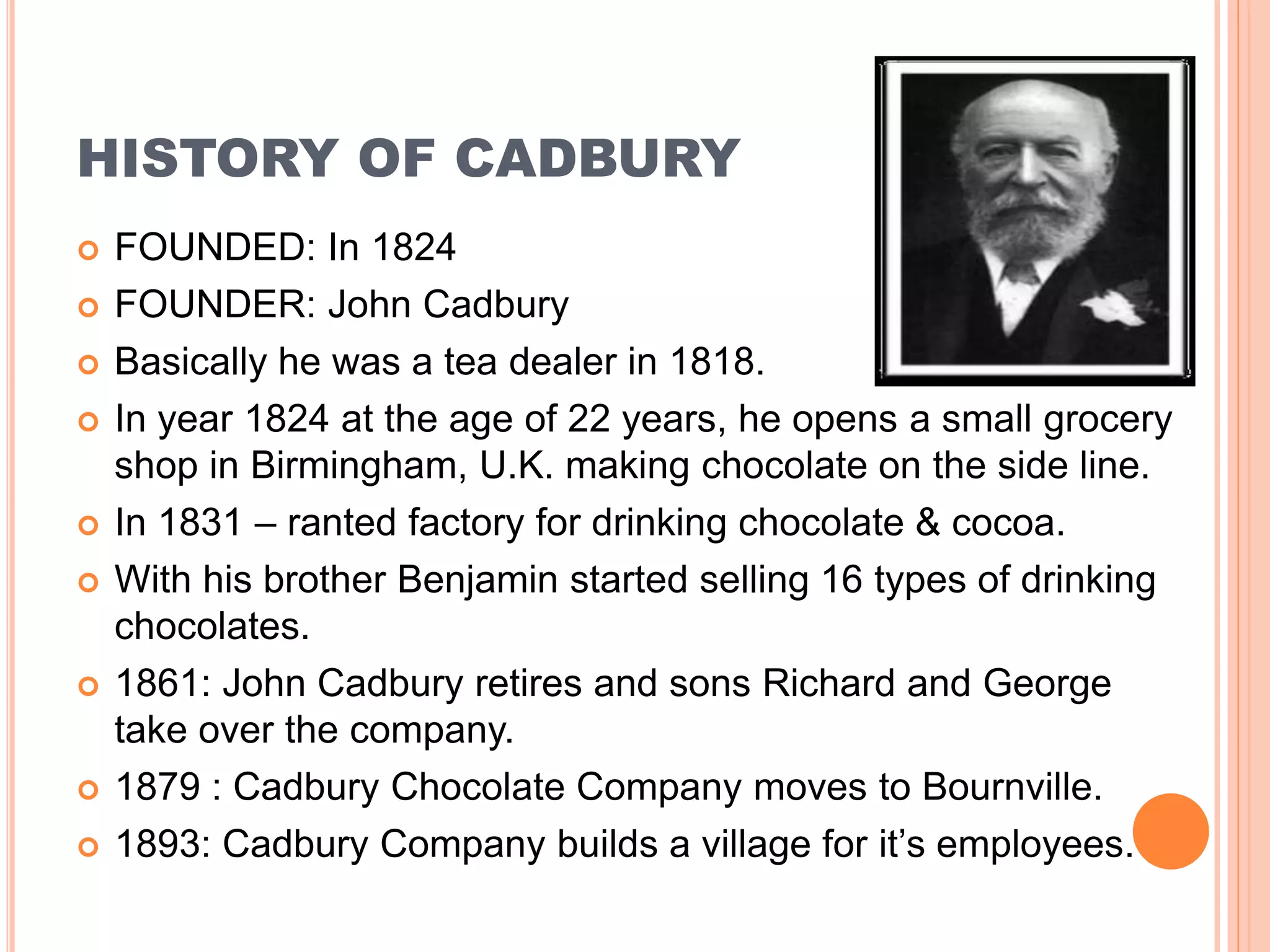 Cadbury presentation | PPTX | Business | Business and Finance