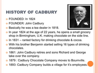 Cadbury presentation | PPTX | Business | Business and Finance
