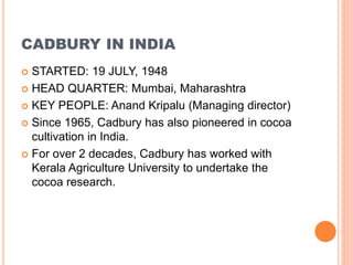 Cadbury presentation | PPTX