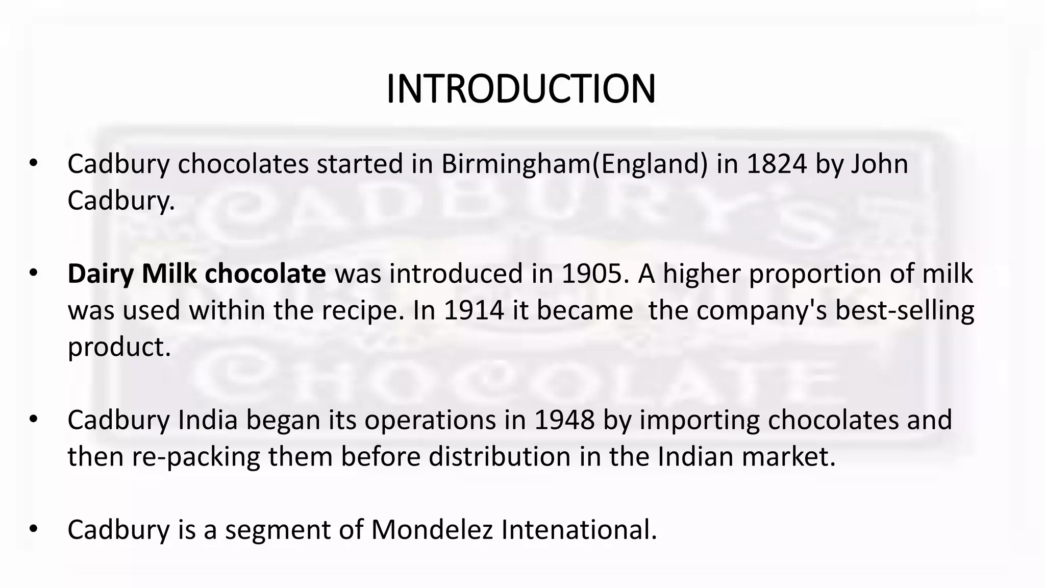 Cadbury product life cycle | PPTX