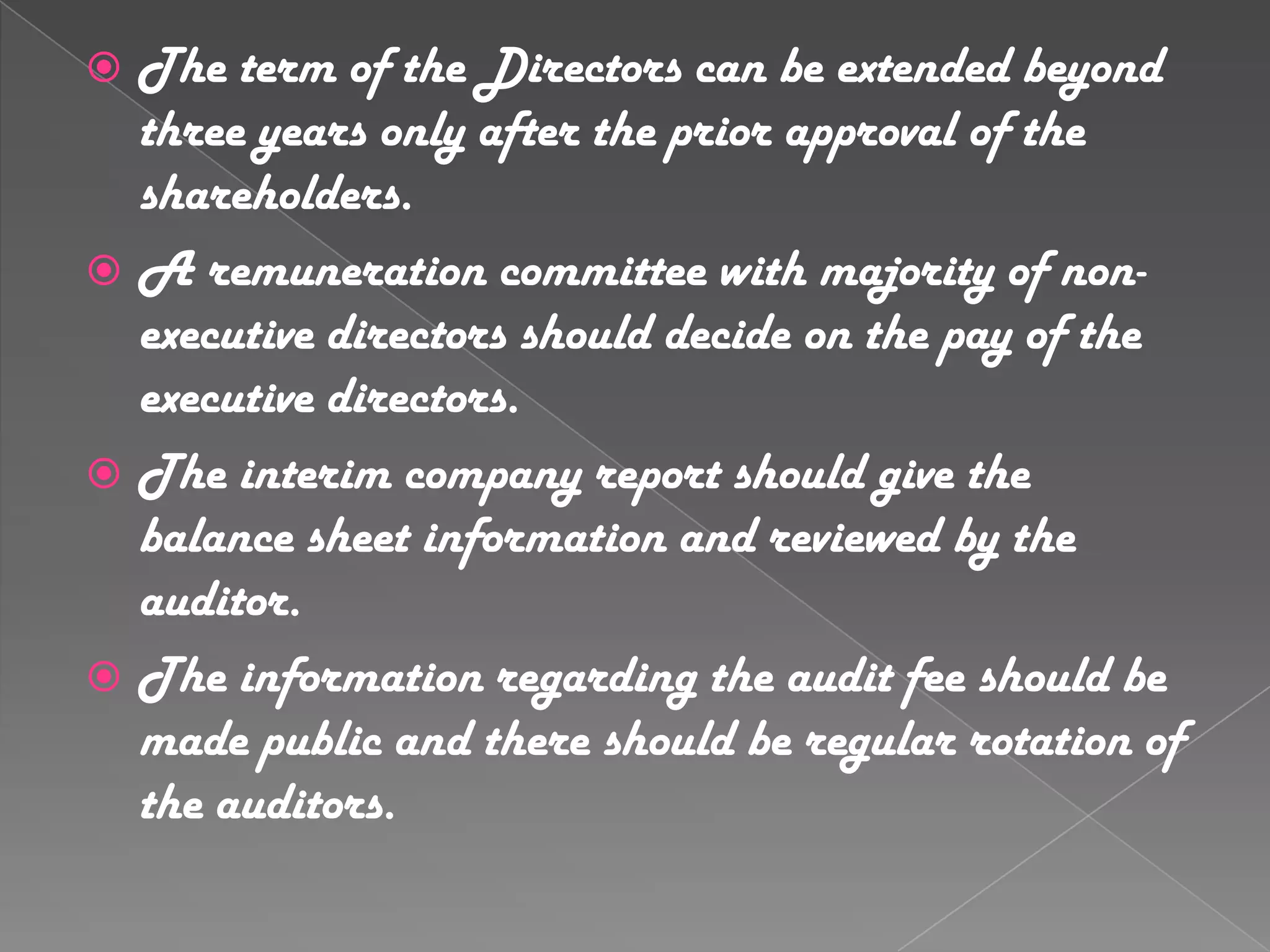 Cadbury report on corporate governance | PPTX