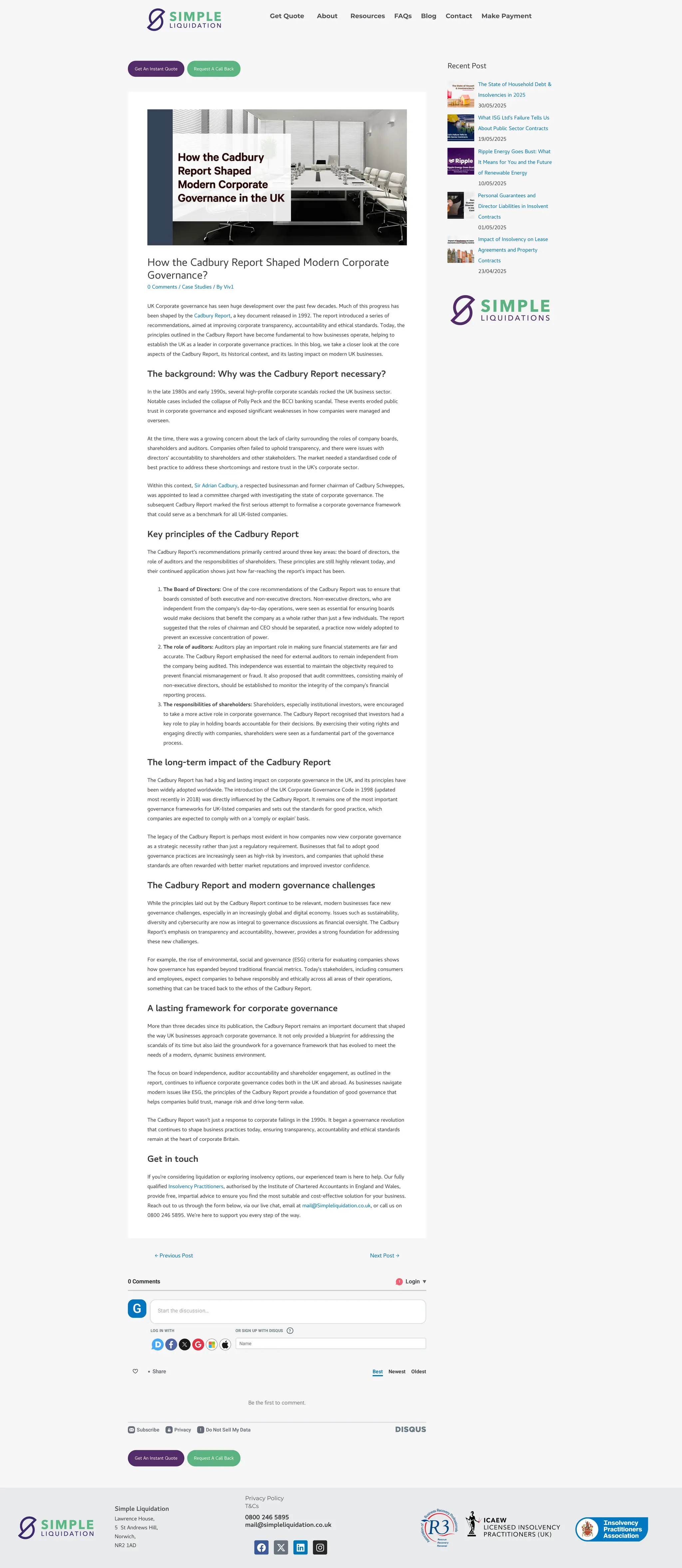 Cadbury Report Shaped Modern Corporate Governance.pdf