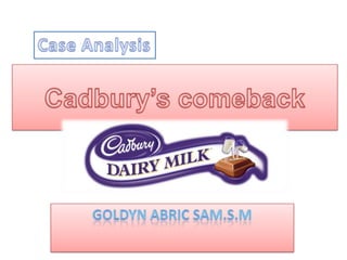 Cadbury’s comeback | PPTX