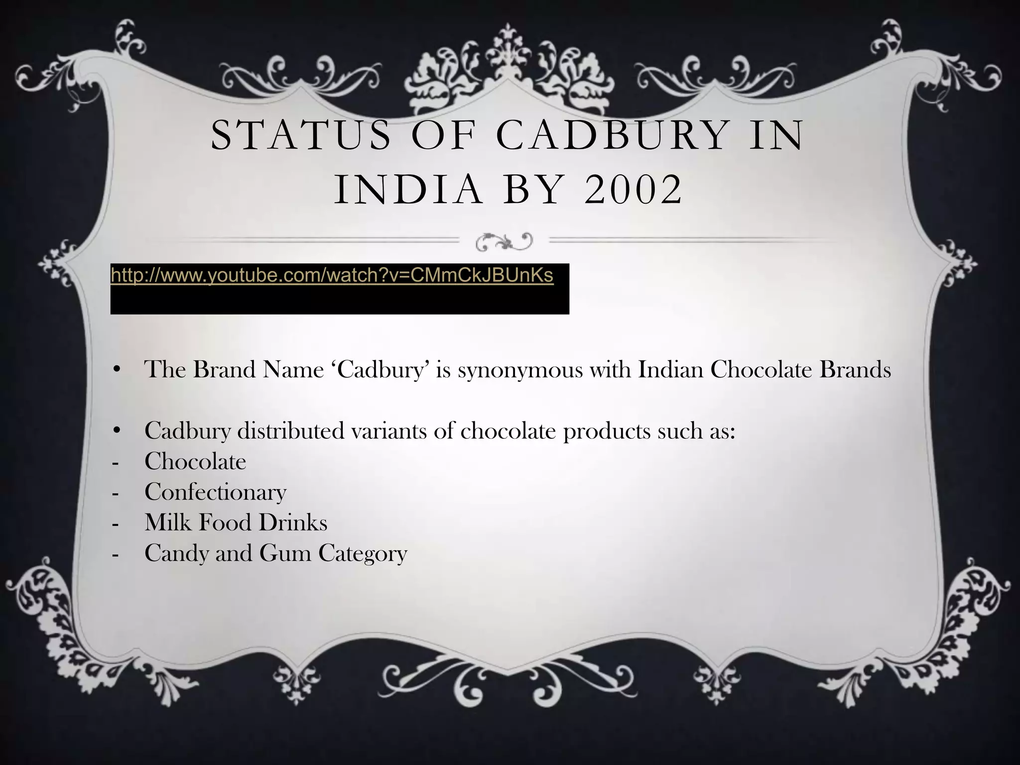 Cadbury’s journey | PPTX