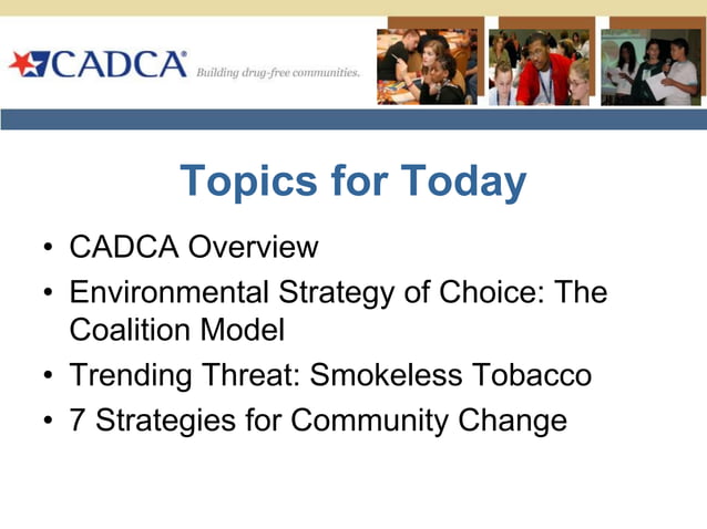 Cadca candy coateddangers7strategies - alicia smith | PPT