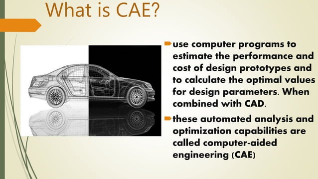 Introdution to CAD,CAM & CAE | PPT