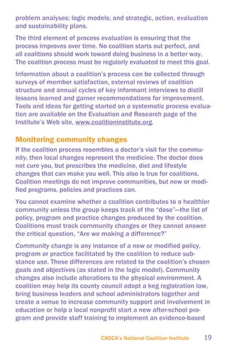 CADCA Evaluation Primer | PDF