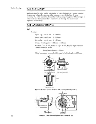 KEY.COTTER AND KNUCKLE JOINTS | PDF