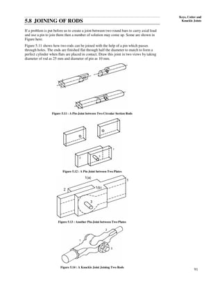 KEY.COTTER AND KNUCKLE JOINTS | PDF