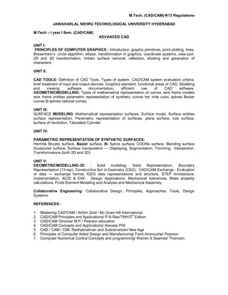 Cad cam | PDF | Physics | Science