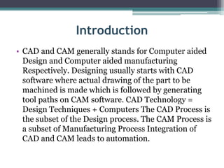 Cad cam | PPTX | Needlework | Arts and Crafts