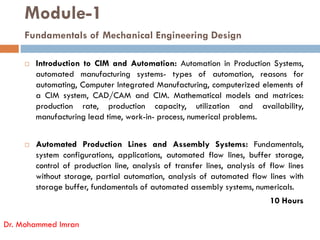 18ME72 CAD/CAM module-1 | PDF
