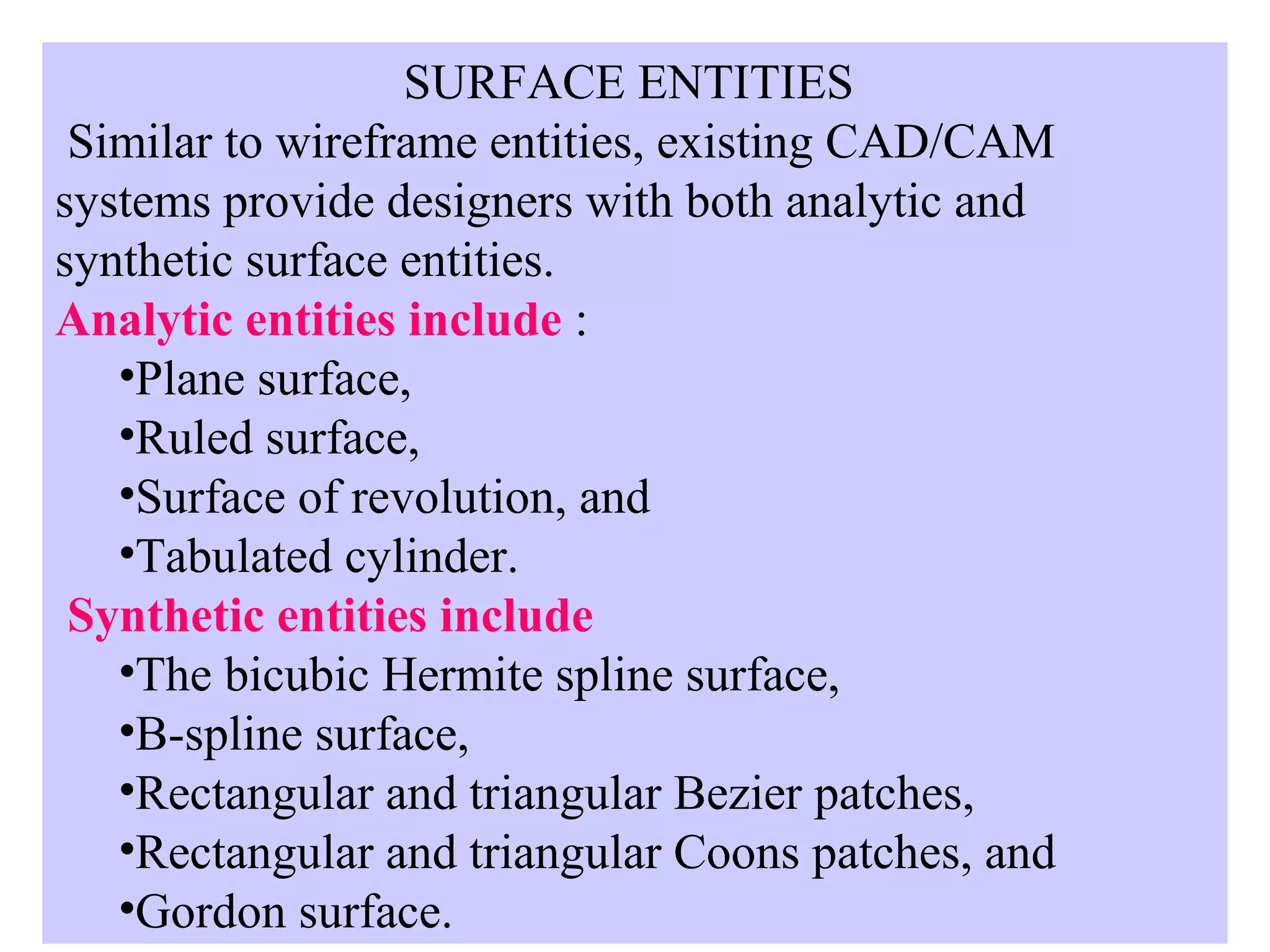 Geometric Modelling approaches | PPT
