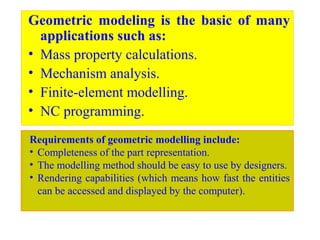 Geometric Modelling approaches | PPT