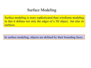 Geometric Modelling approaches | PPT