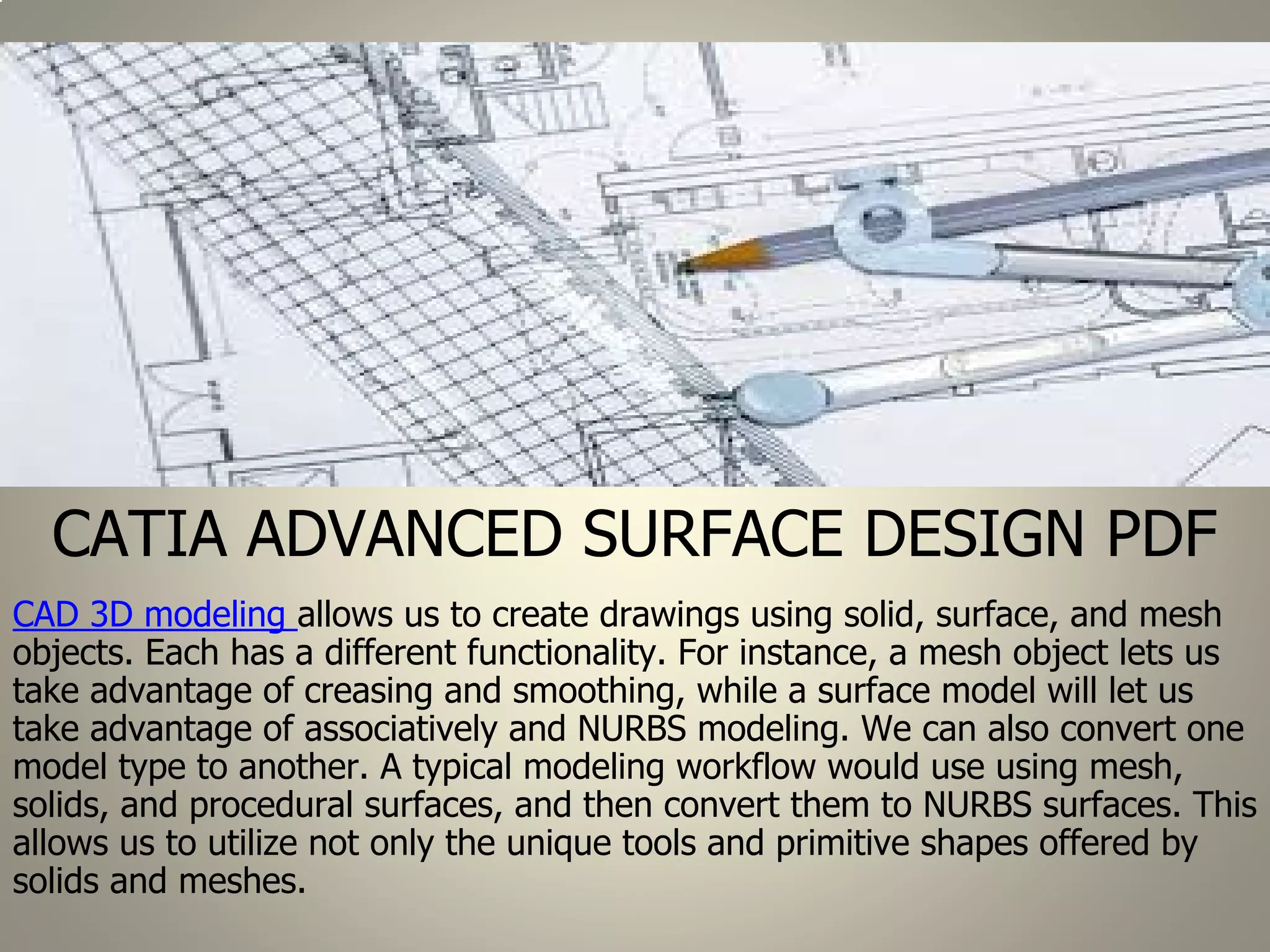 Catia V5 Surface Design | PPT