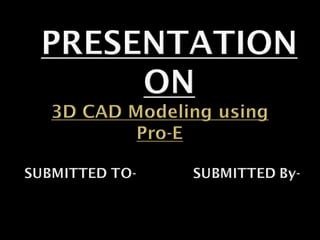 Cad cam Presentation Report | PPT