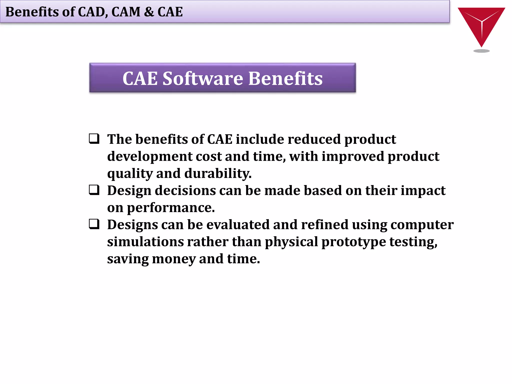 CAD CAM CAE and PLM Study | PPTX